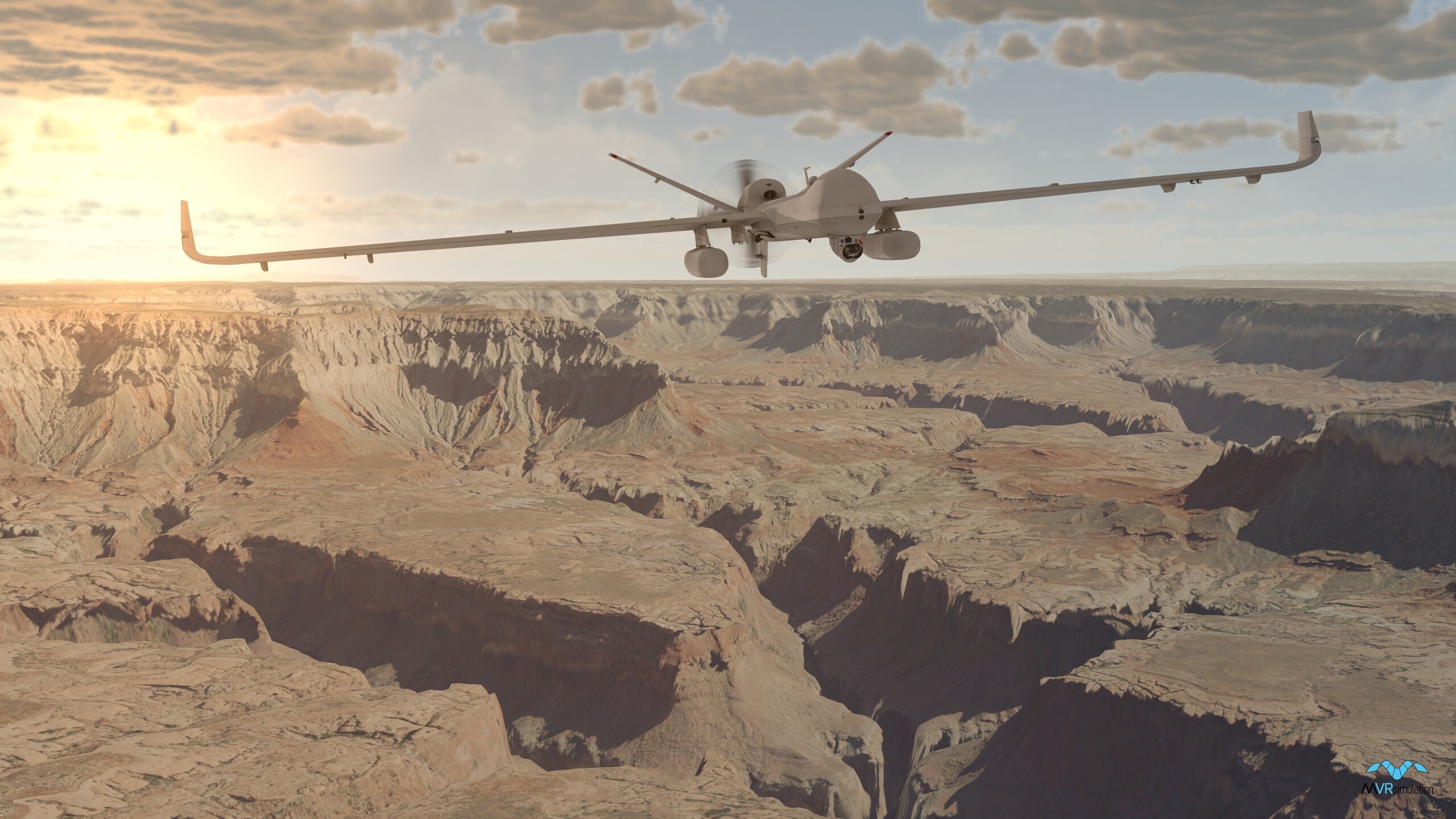 AFRL PRINCE MQ-1/9 RPA simulator | MVRsimulation